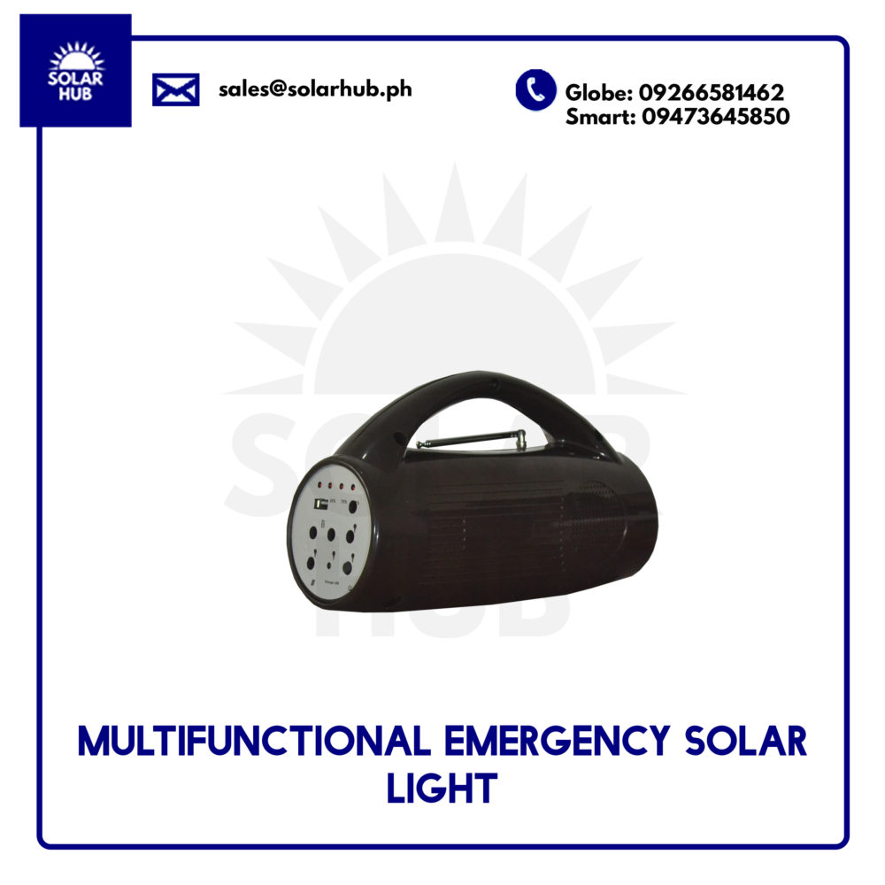 Multifunctional Solar Emergency Light | Solar Hub PH