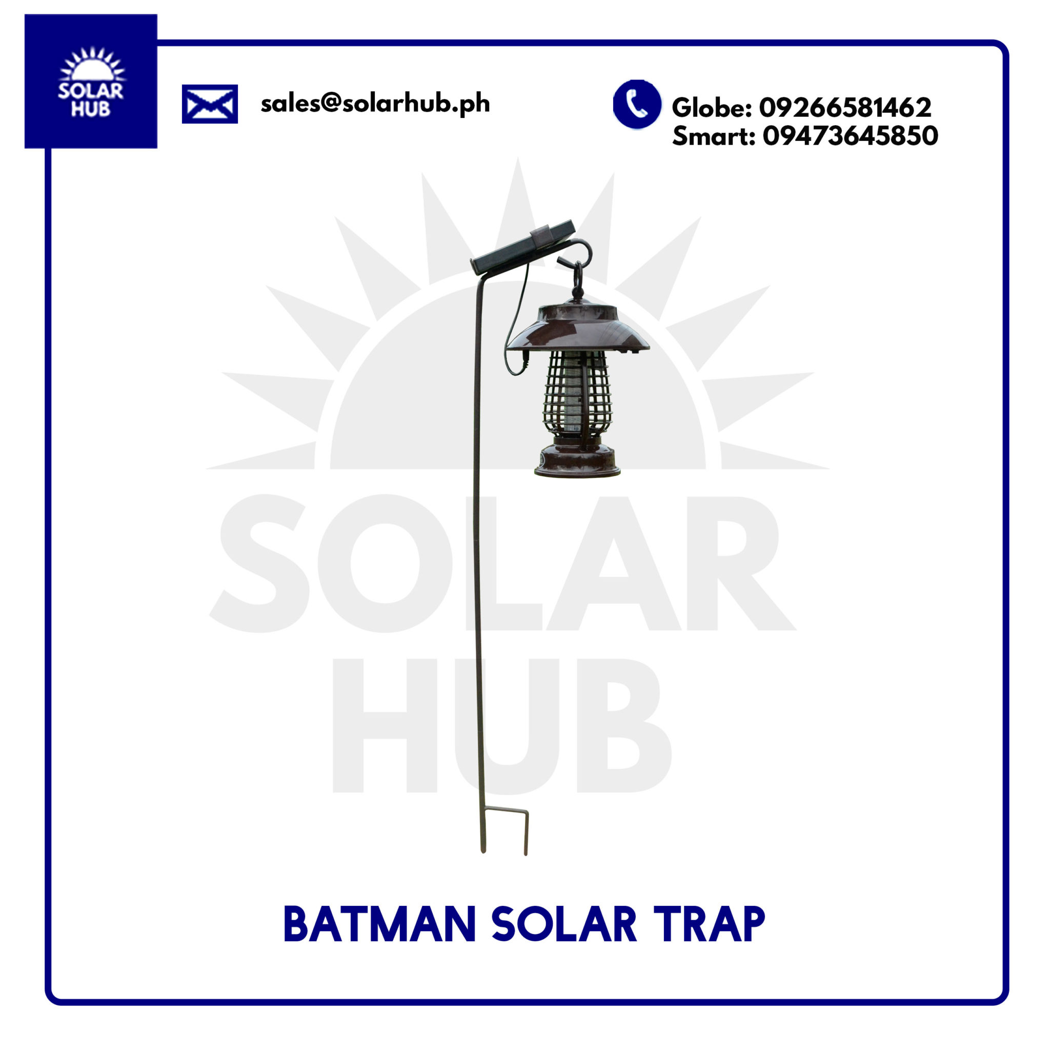 Batman : Solar Fly & Mosquito Control Lamp | Solar Hub PH