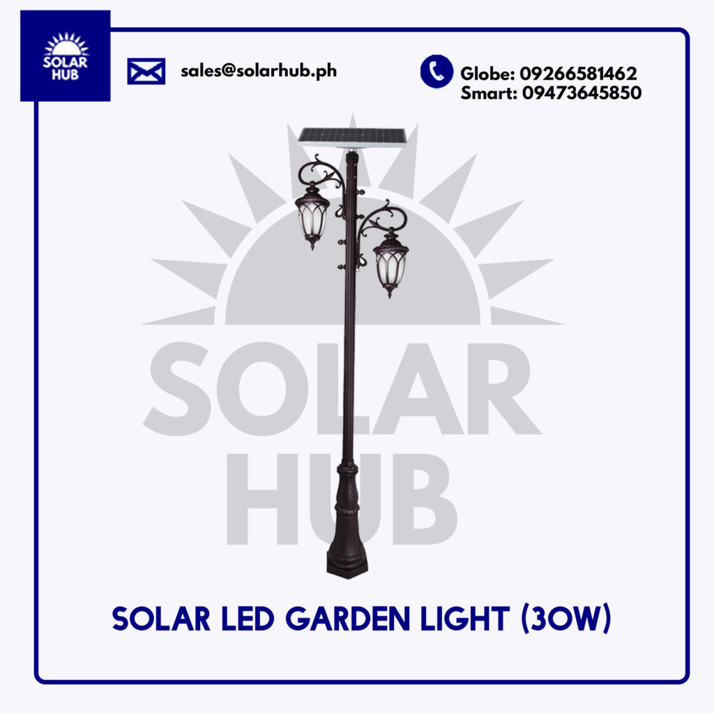 30W Solar LED Garden Light | Solar Hub PH