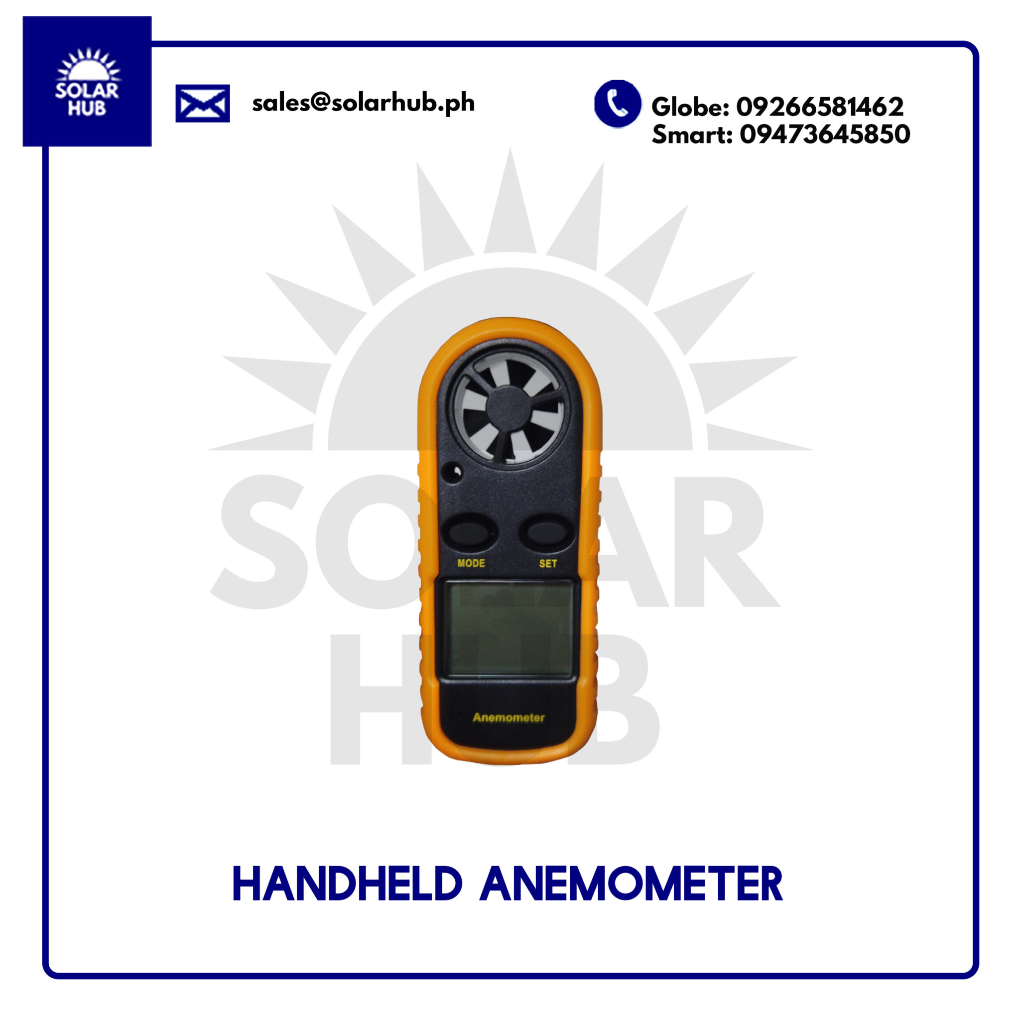 Handheld Anemometer | Solar Hub PH